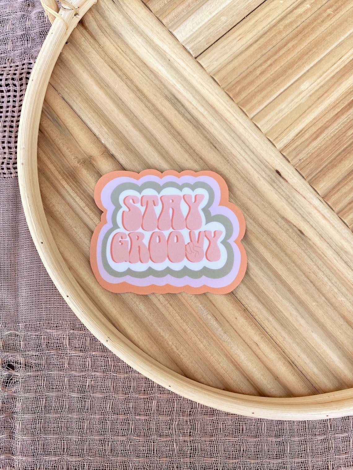 Stay Groovy Sticker Hydroflask Sticker Laptop Sticker Matte - Etsy