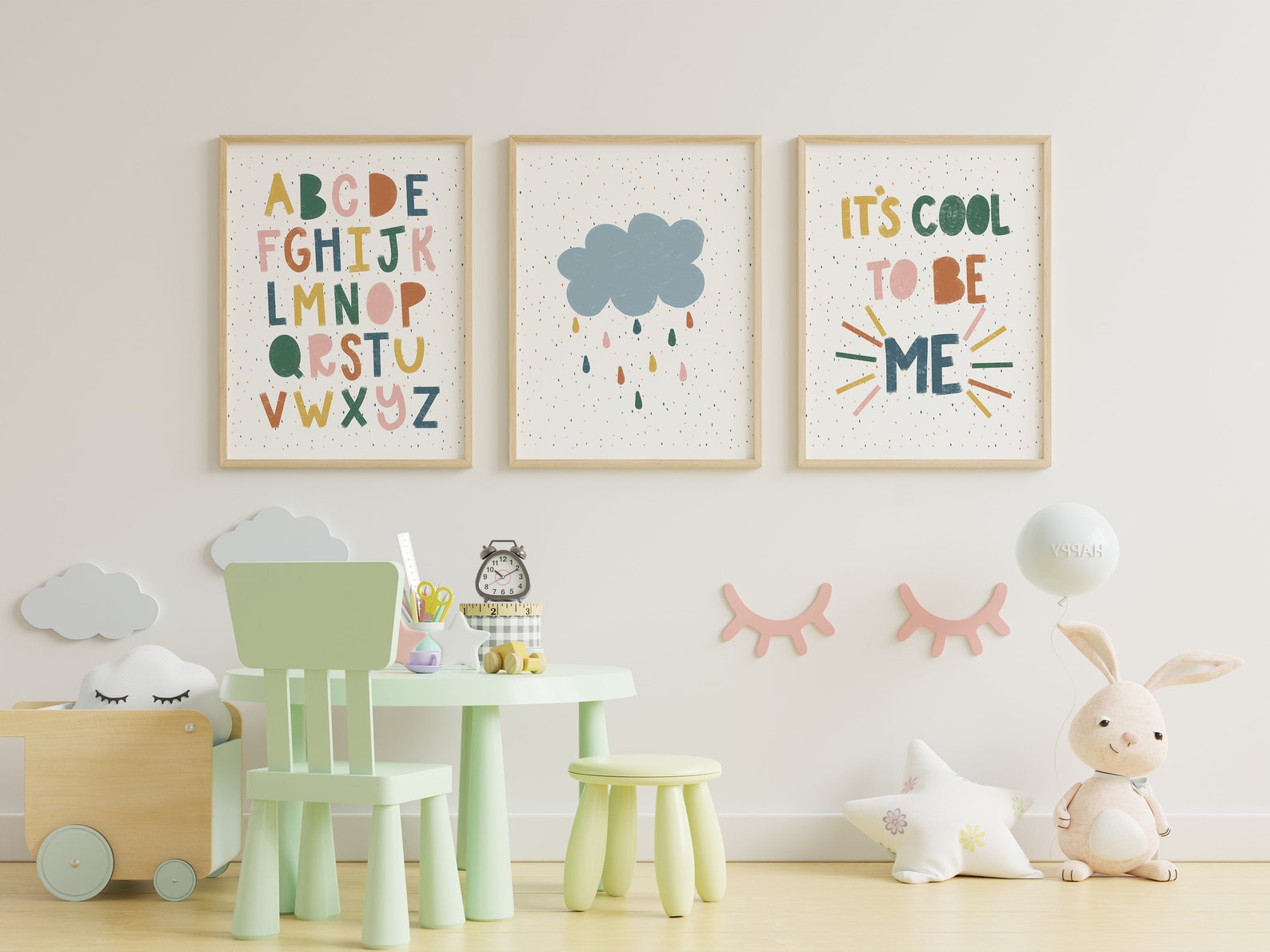 Kid's Room Prints Set of 4 Wall Art Home Decor 8x10 | Etsy