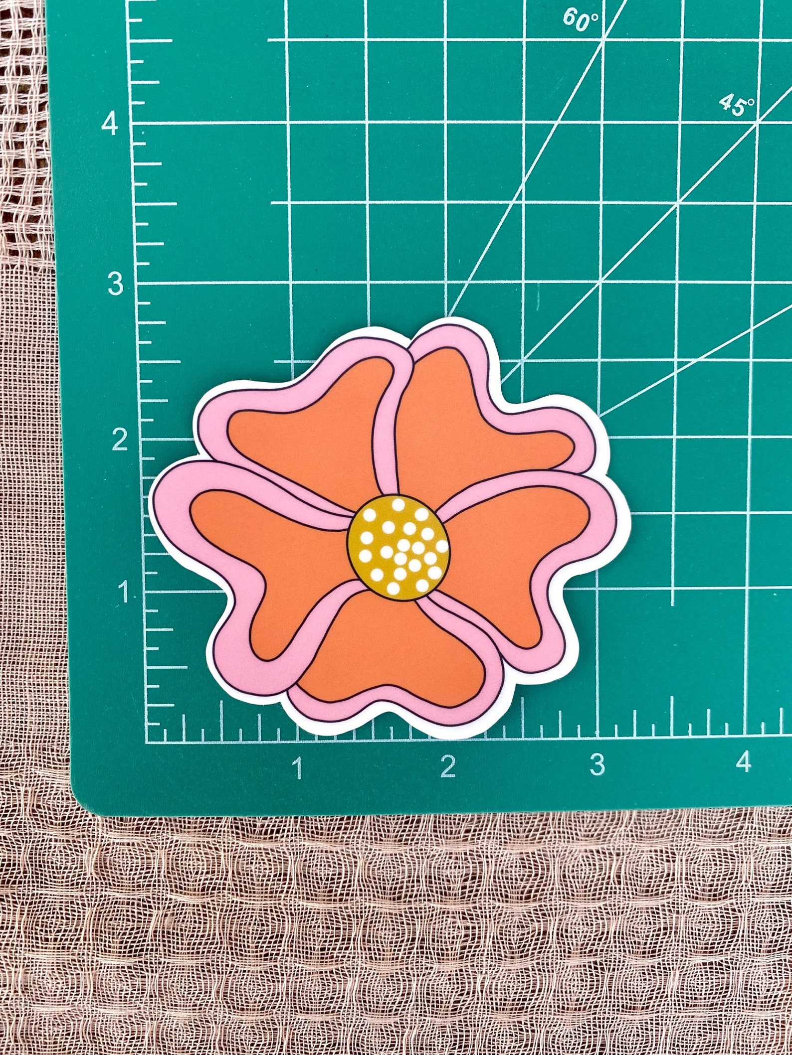 Retro Flower Sticker Hydroflask Sticker Laptop Sticker - Etsy