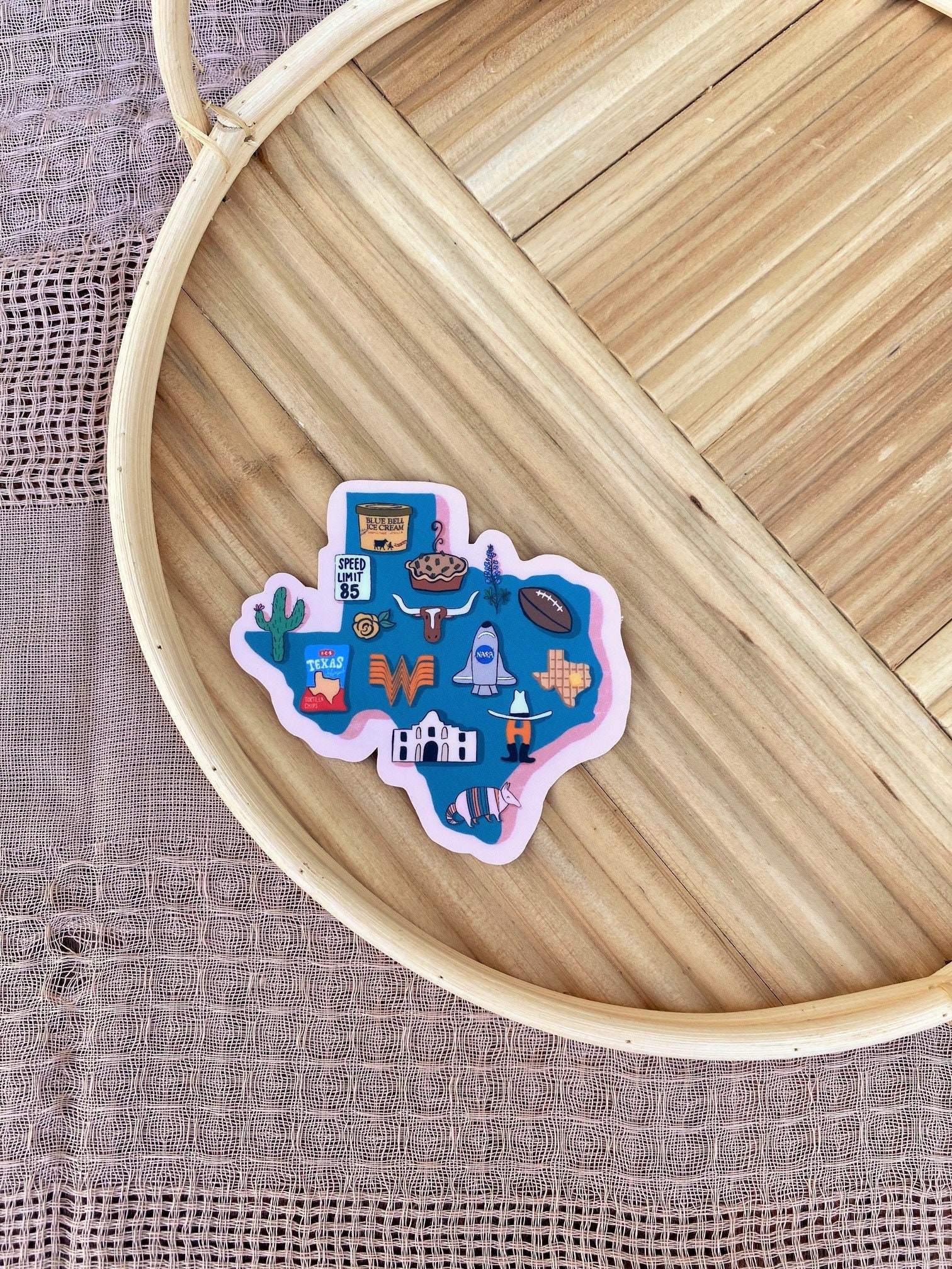 Texas Pride Sticker Hydroflask Sticker Laptop Sticker Matte - Etsy