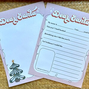 Dear Santa Printable Fill in Template, Santa Letter, Dear Santa ...