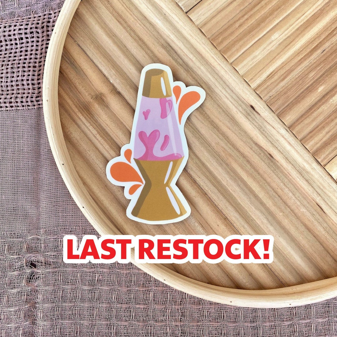 Lava Lamp Sticker, Hydroflask Sticker, Laptop Sticker, Matte Sticker ...
