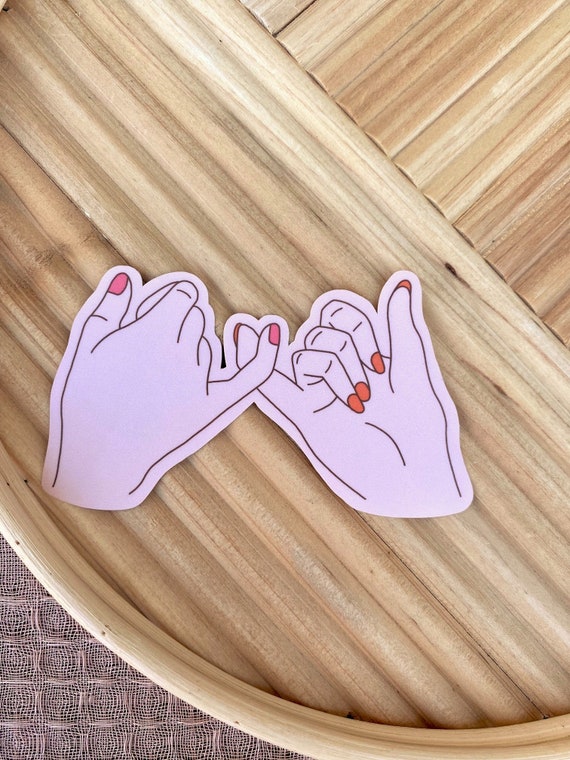 Pinky Promise Sticker Hydroflask Sticker Laptop Sticker | Etsy