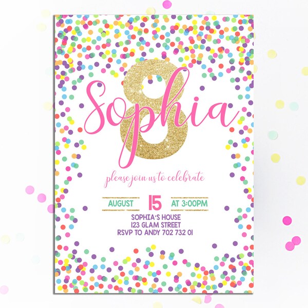 Polka Dot Invites Etsy