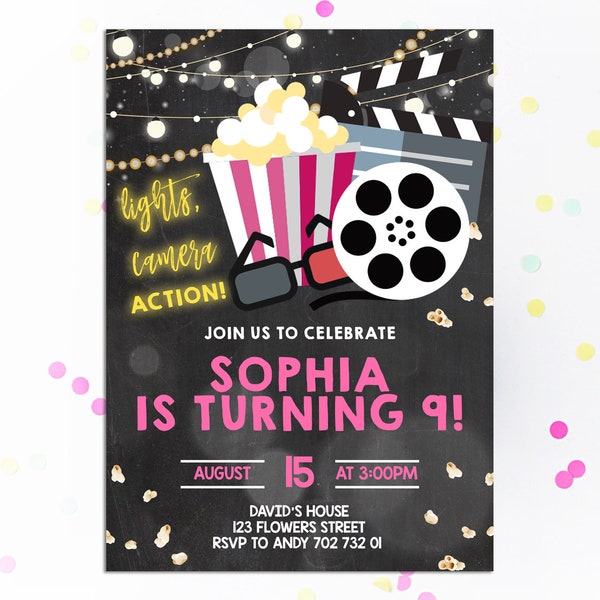 Lights Camera Action - Etsy