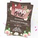 Wild One Birthday Invitation Girl Birthday Invitations Boho - Etsy