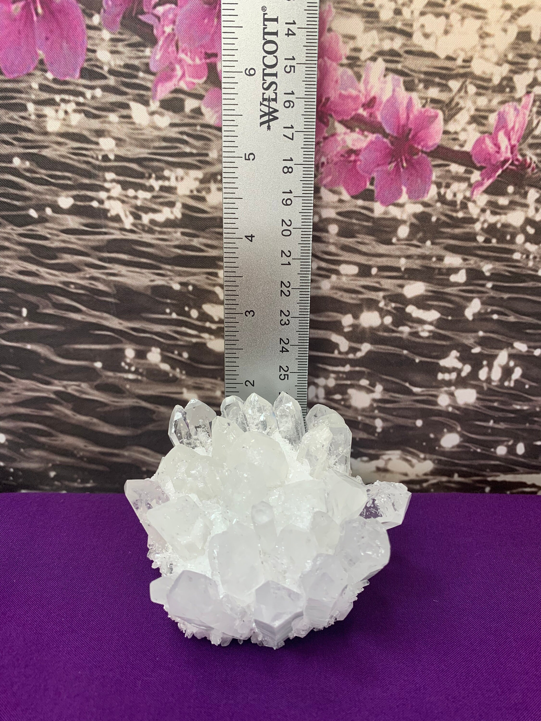 White Clear Quartz Crystal Cluster - Etsy