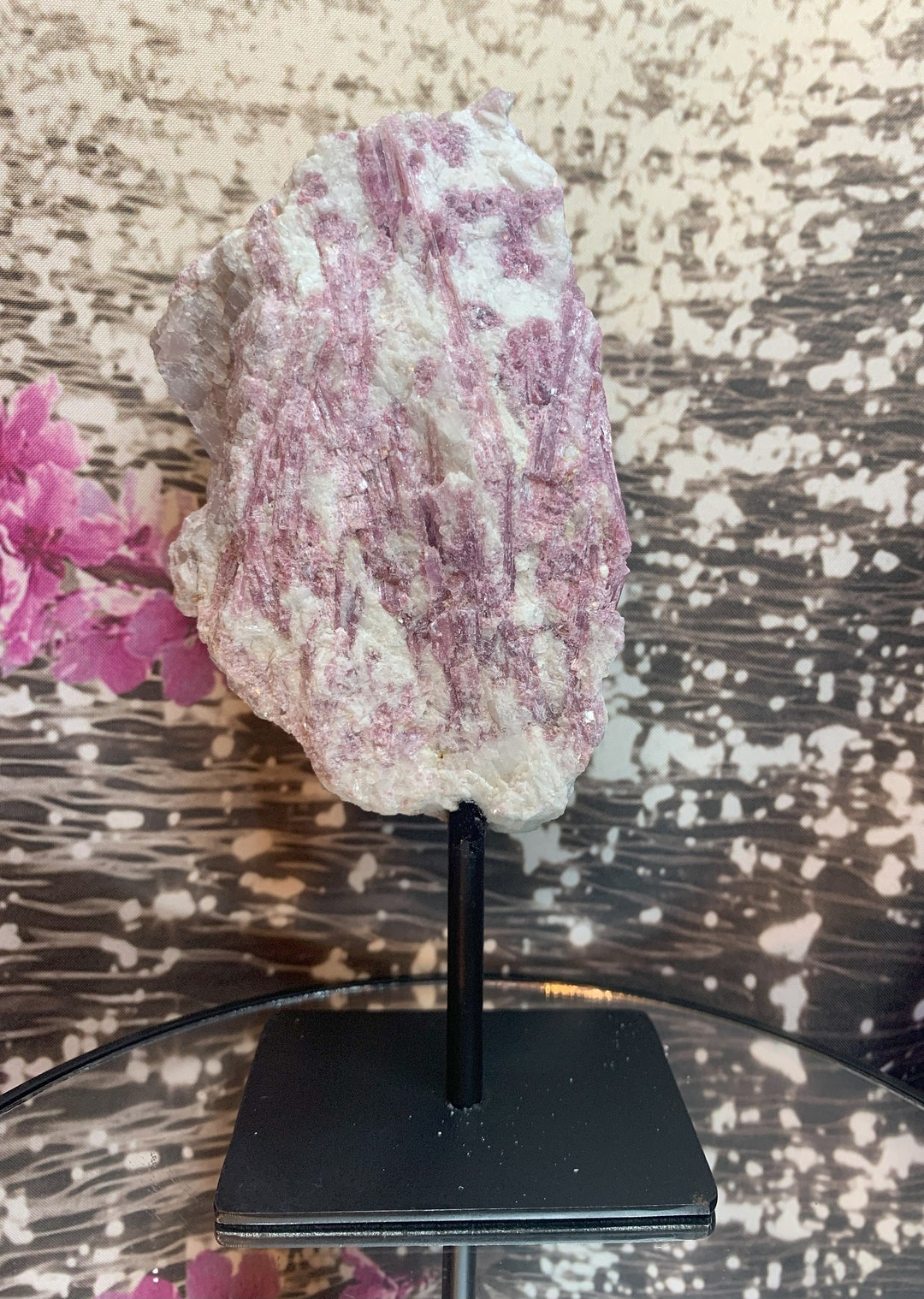 Pink Tourmaline in Matrix - Etsy