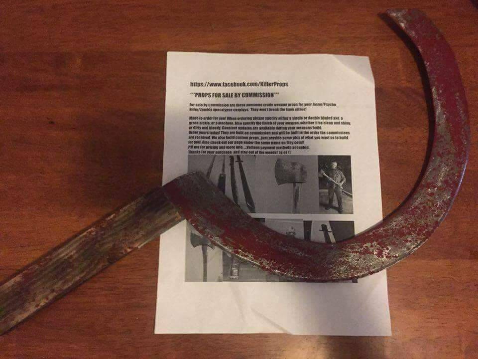 Horror Small Sickle Prop Weapon - Etsy
