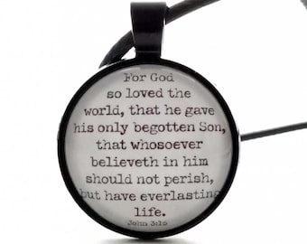 John 3 16 Jewelry | Etsy