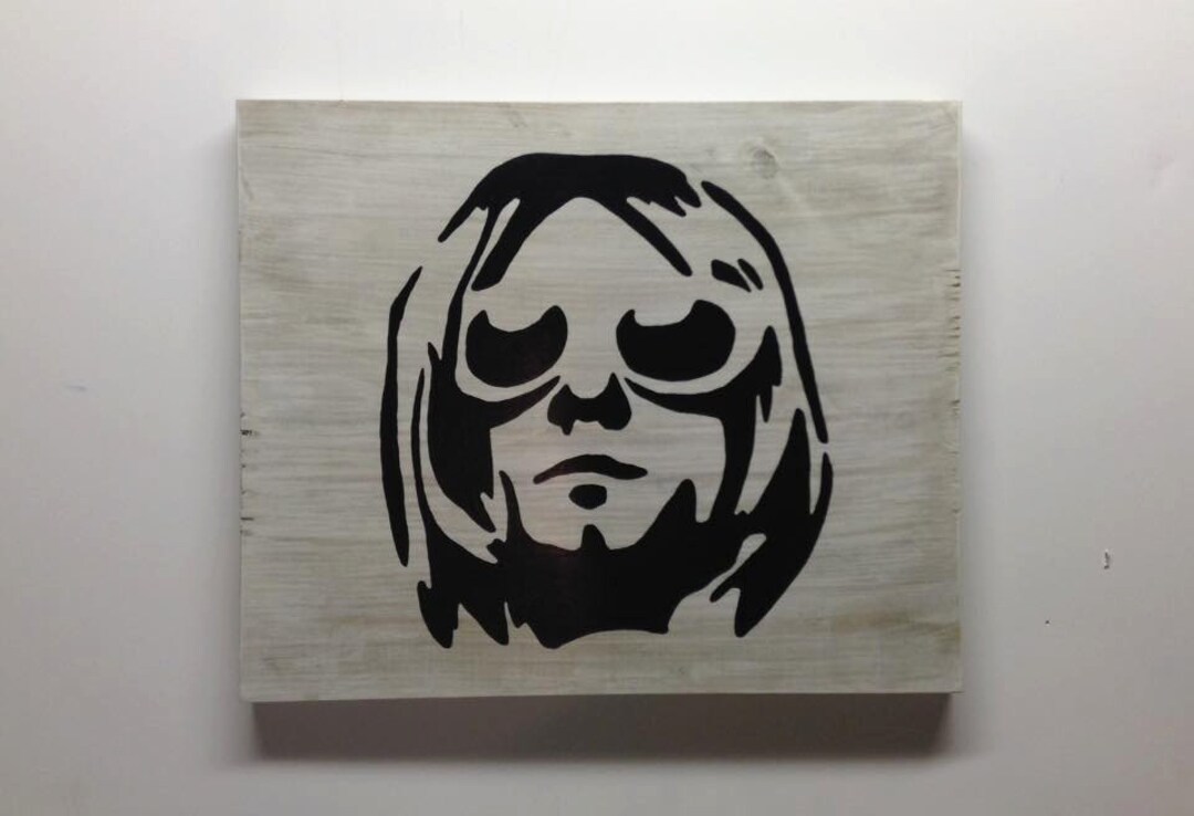 Kurt Cobain Sign Custom Rustic - Etsy