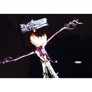 Halloween Town Sign Reproduction - Etsy