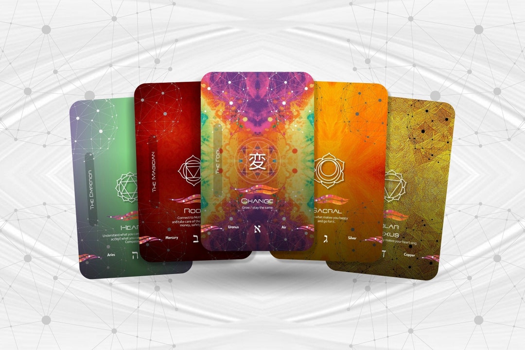 Quantum Healing Tarot – Major Arcana – English – Spiritual Divination ...