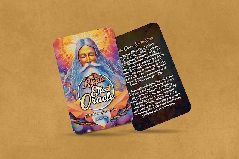The Ripple Effect Oracle Deck - Be the Cause, See the Effect - by Ben ...
