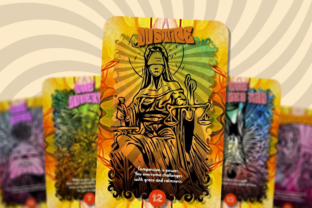 Psychedelic Tarot – Major Arcana – English – Trippy Tarot Deck for ...