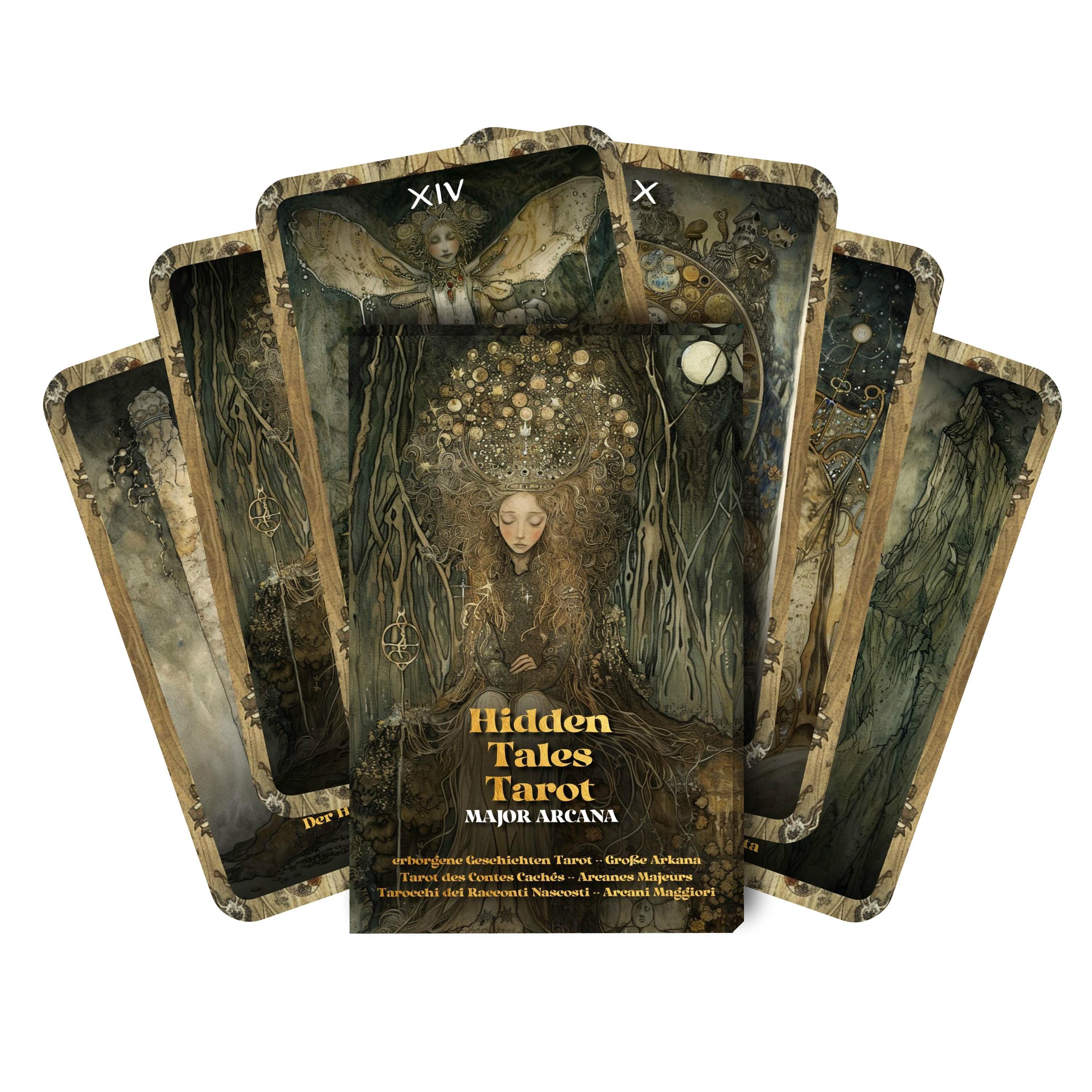 Hidden Tales Tarot - 22 Major Arcana - English | German | French ...