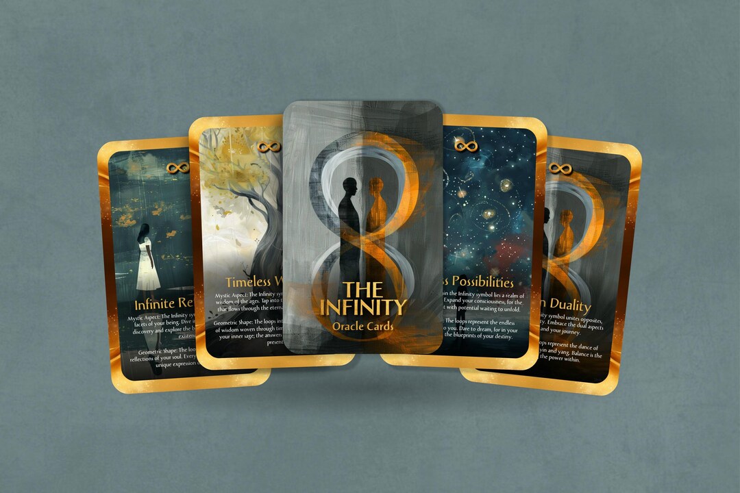 The Infinity Oracle Cards - Sacred Symbol - 22 Divination Cards - the ...