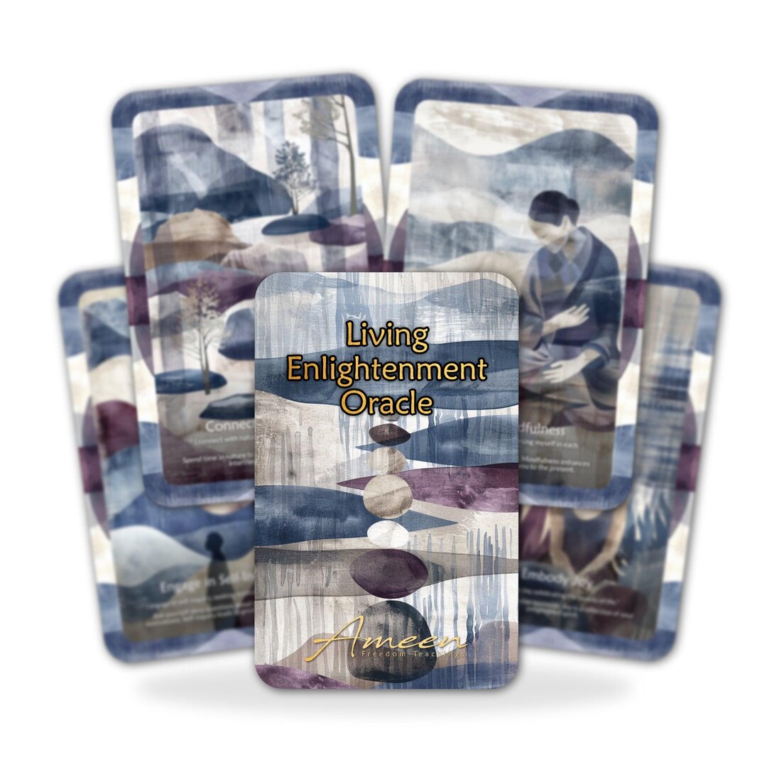 Living Enlightenment - 22 Oracle Cards - Awaken to Higher Consciousness ...