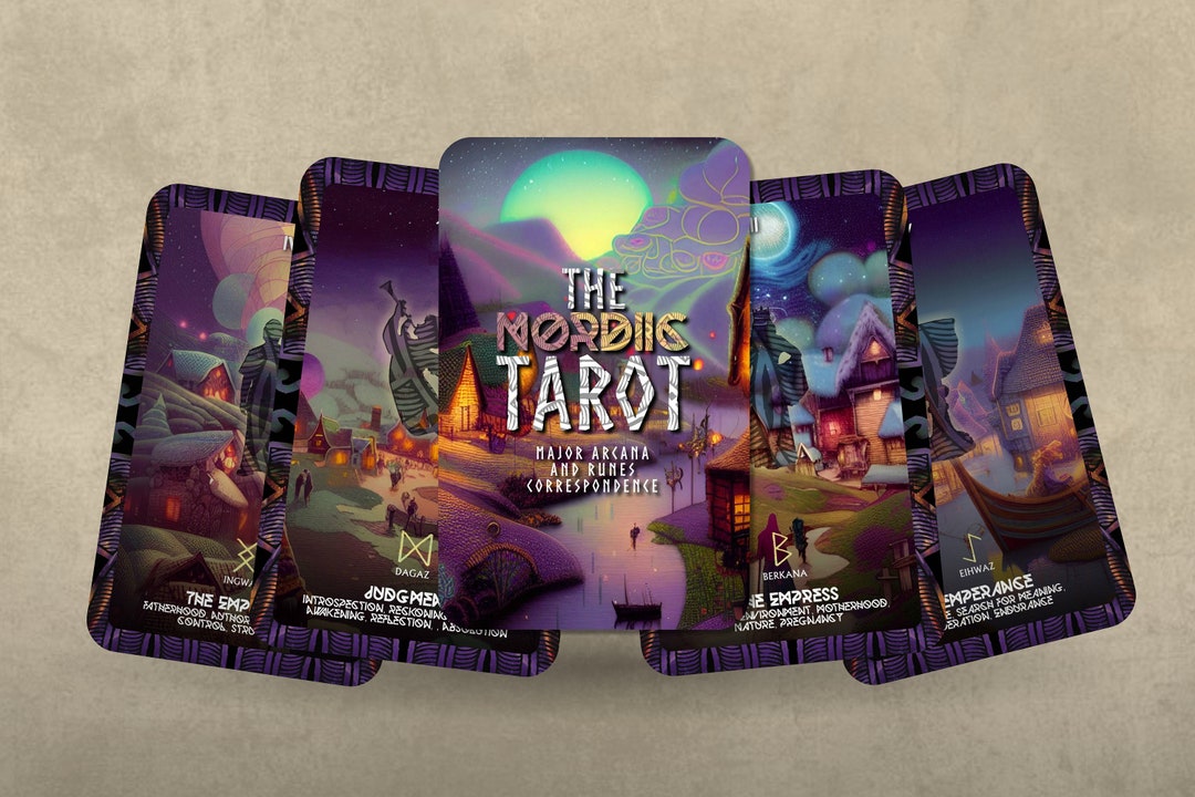 The Nordic Tarot - Major Arcana - Runes - Divination Tools - Tarot ...