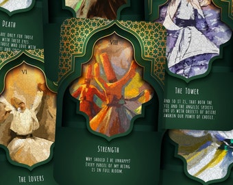 Alcohol Tarot Major Arcana English German Spanish | Etsy