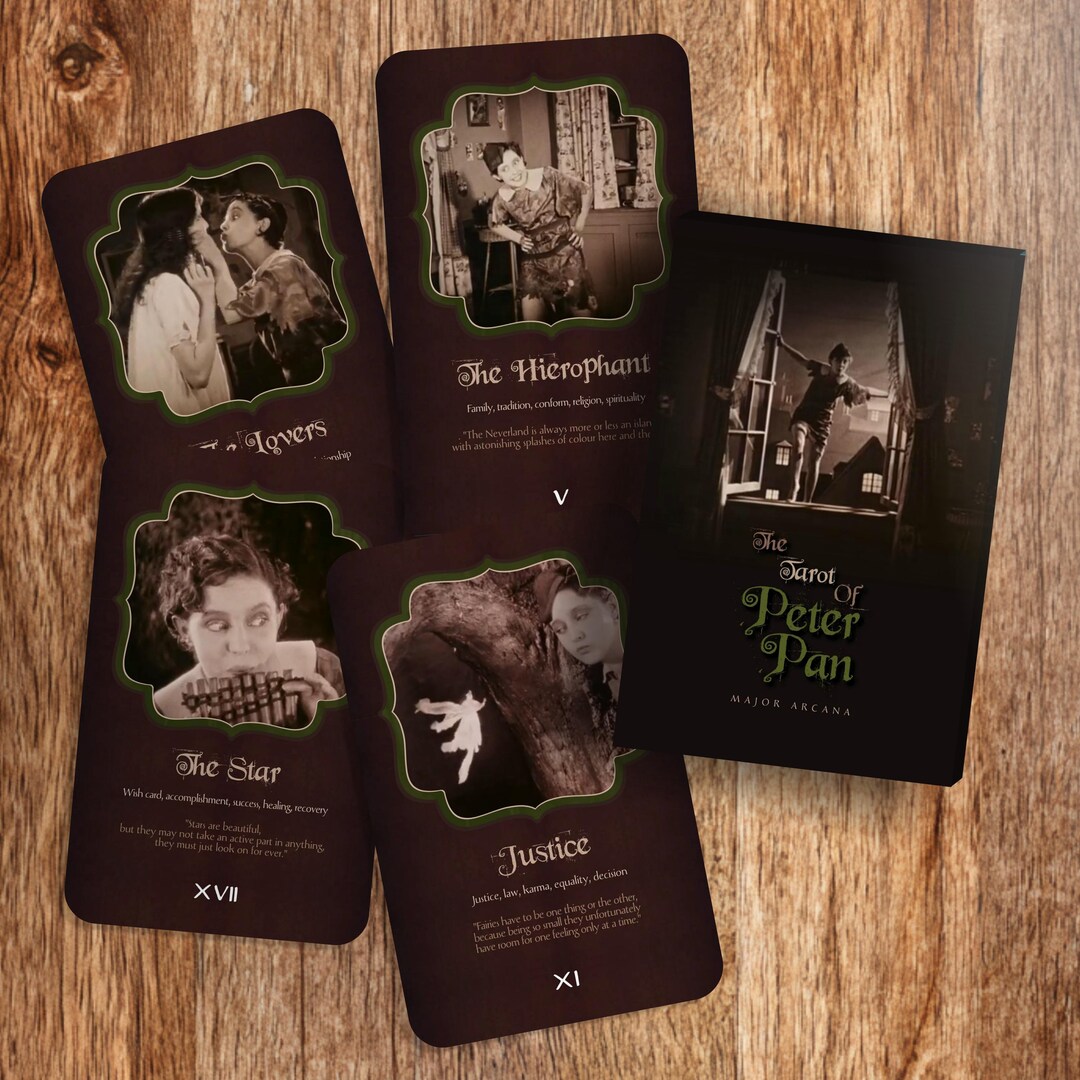 The Tarot of Peter Pan – Major Arcana – English – Whimsical Tarot Deck ...