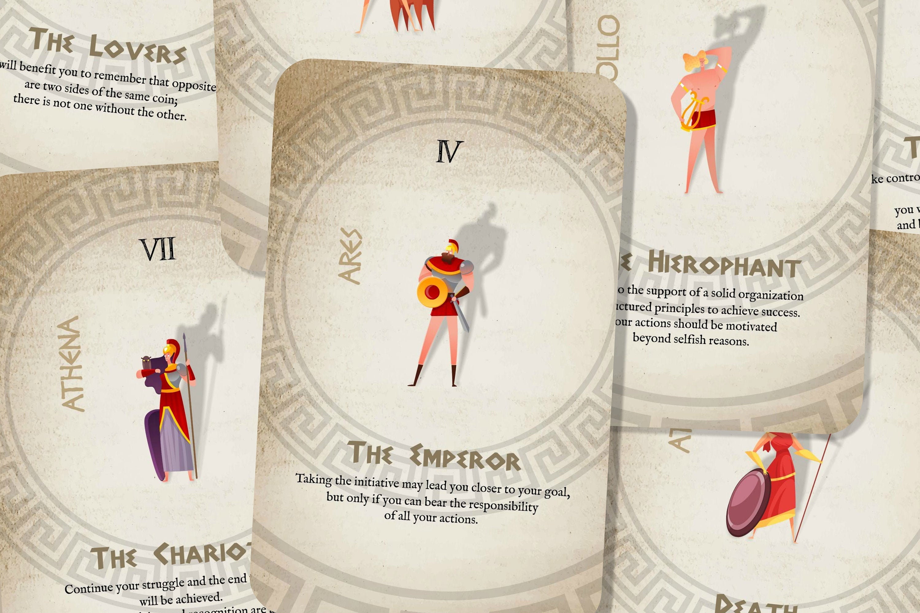 Ancient Greek Tarot – Major Arcana – Tarot Deck With Gods, Heroes ...