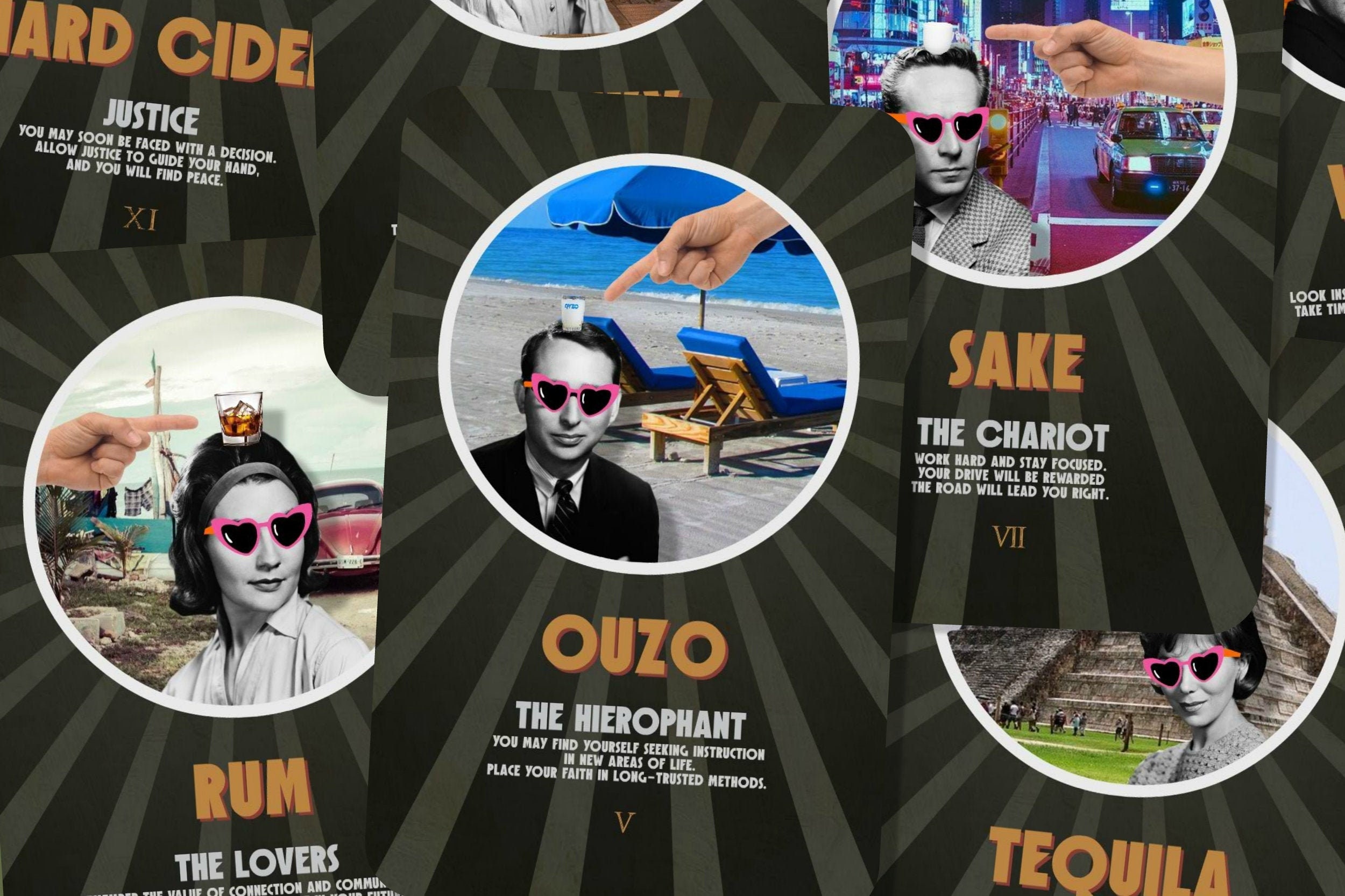 Alcohol Tarot Major Arcana English - Etsy