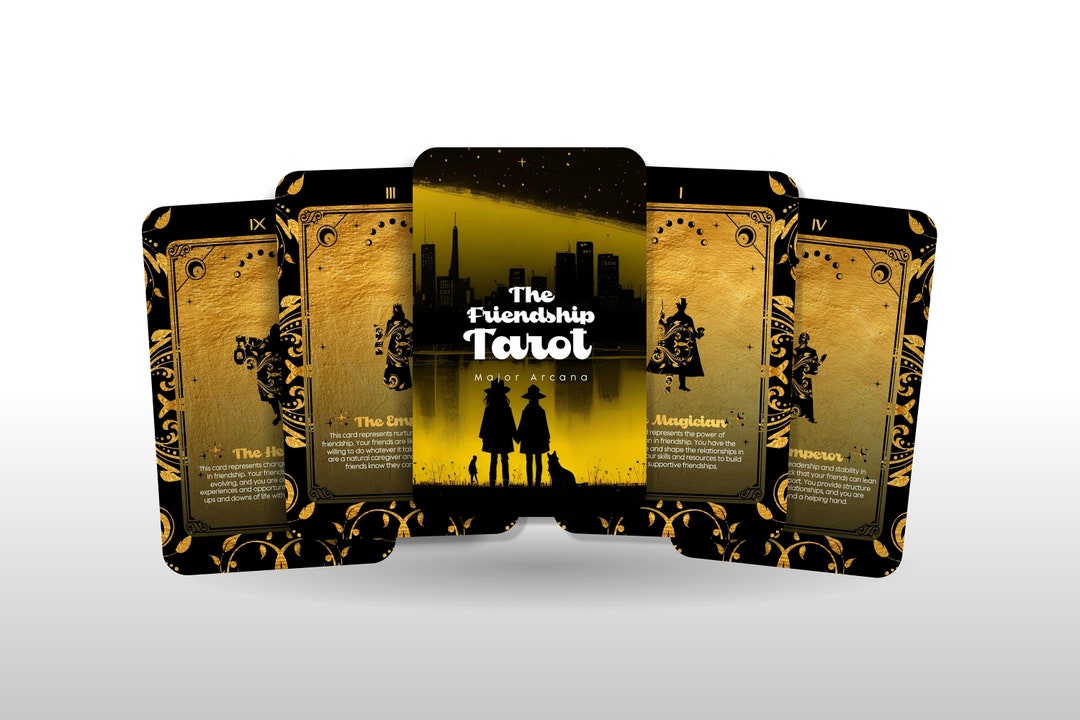 The Friendship Tarot Major Arcana Divination Tools Future Reading 22 ...