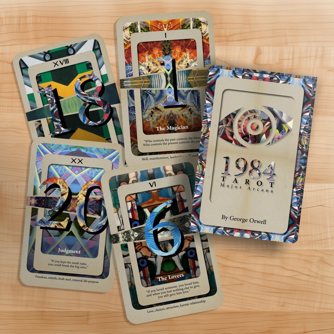 1984 Tarot - 22 Major Arcana - George Orwell - Profound Tool for Self ...