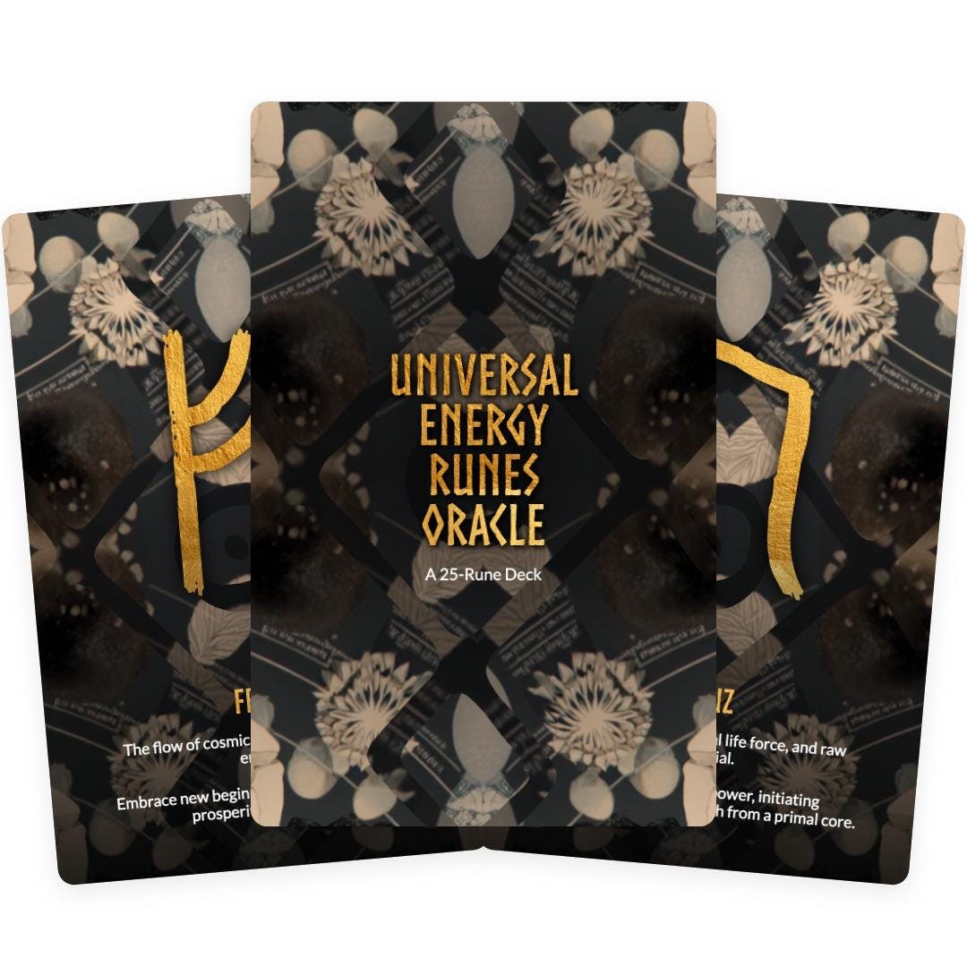 Universal Energy Runes Oracle Deck - Oracle Deck - Rune Cards ...