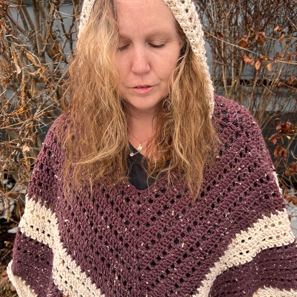 Poncho With Hood - Etsy