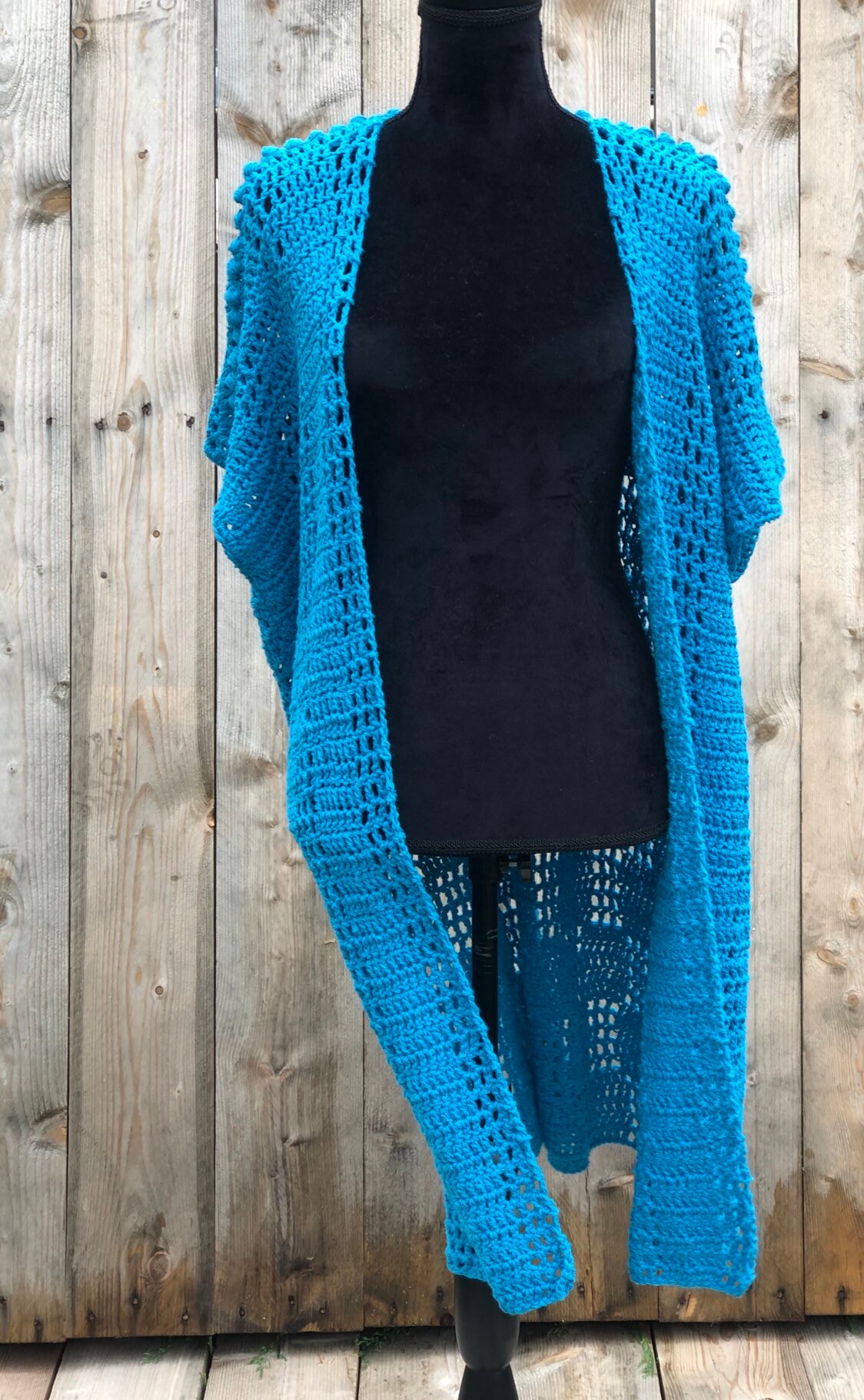 Crochet Pattern Plus Size Cardigan Vest Beginner Friendly Sizes Large ...