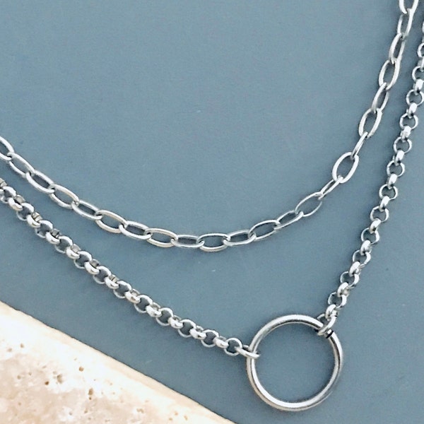 Small Circle Pendant - Etsy