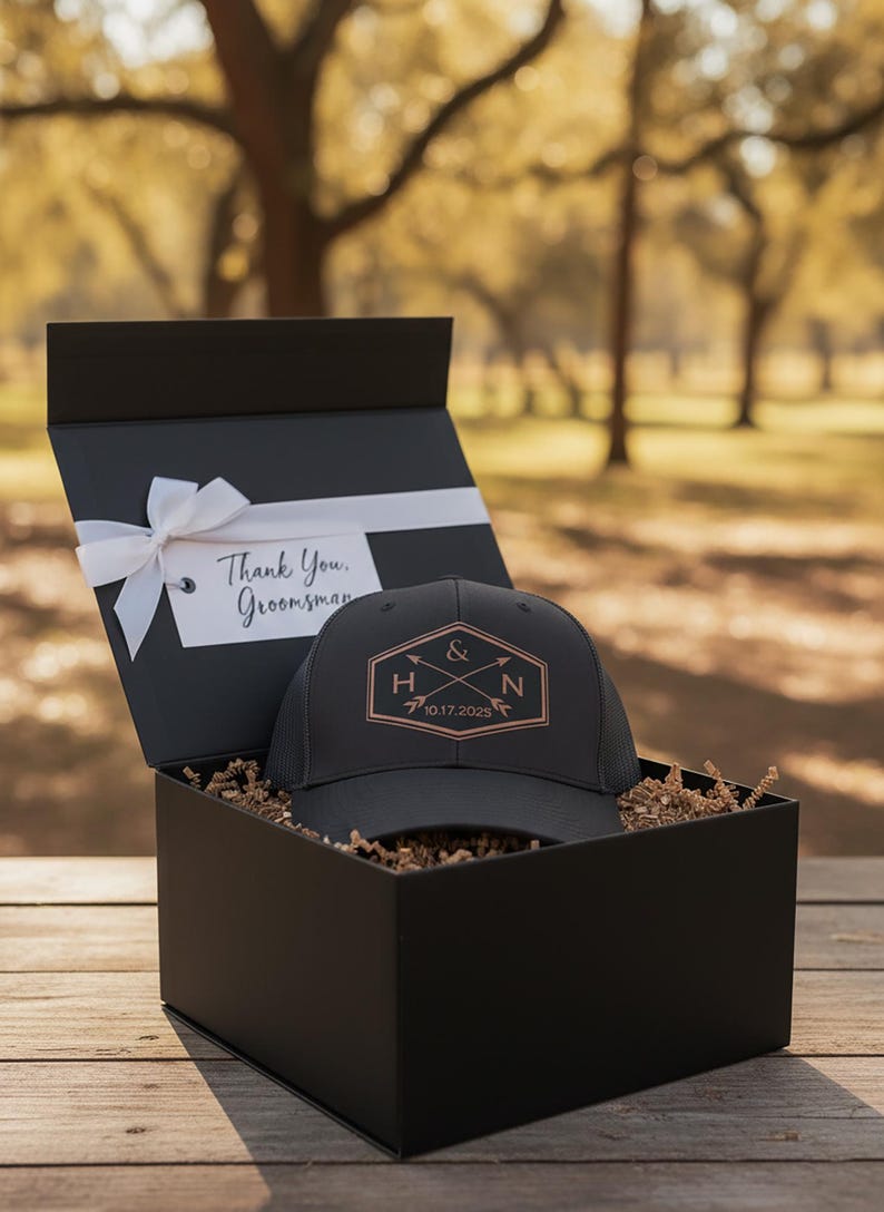 Custom Hats for Groomsmen, Groom Hat, Personalized Wedding Hats ...