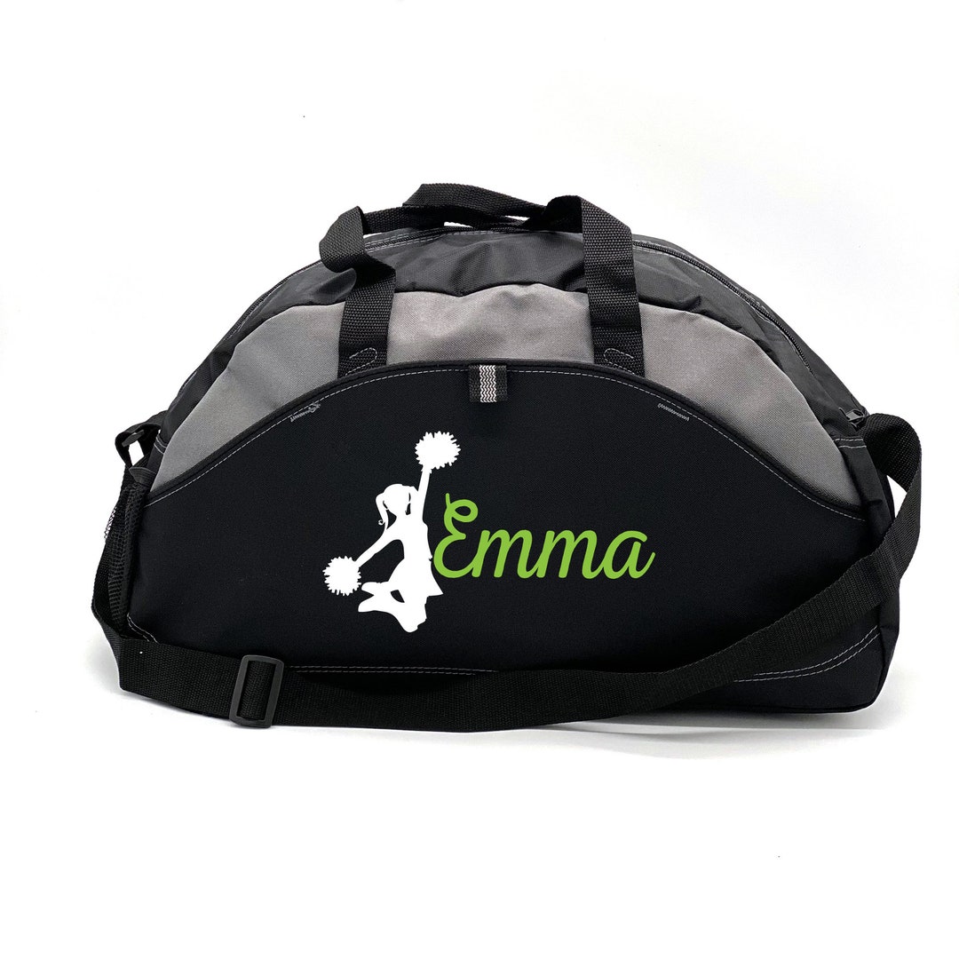 Custom Cheer Bag, Black Duffle Bag, Sports Duffle, Cheer Practice Bag ...