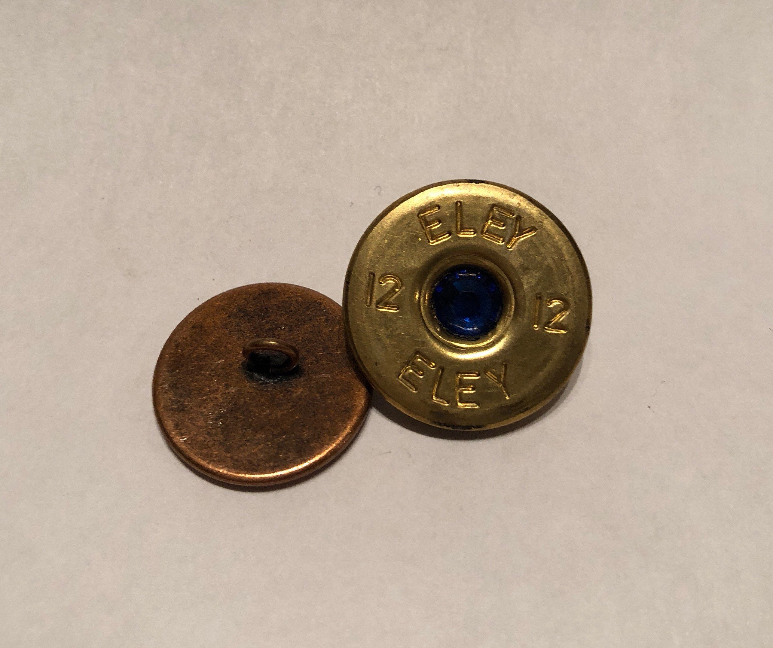 12 Gauge Shotgun Gem Element Buttons - Etsy