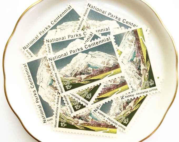 Mountain Unused Postage Stamps for Wedding Invitations and Snail Mail ...