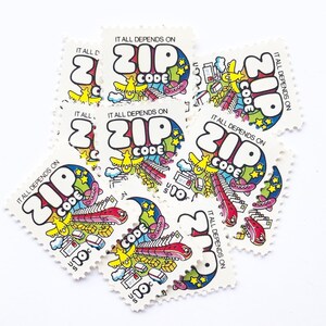 Zip Code Unused Postage Stamps for Mailing Letters and Wedding ...