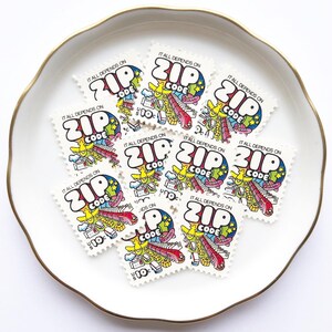 Zip Code Unused Postage Stamps for Mailing Letters and Wedding ...