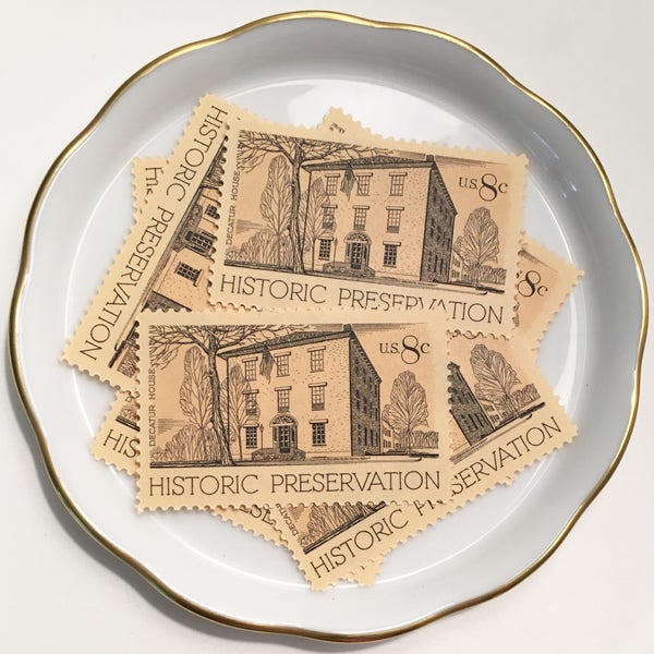 Historic Preservation Stamp - Etsy