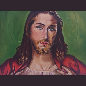 Vivid Reverence: 80s Jesus Art - Etsy