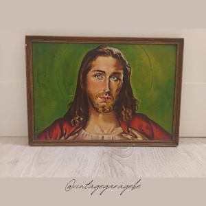 Vivid Reverence: 80s Jesus Art - Etsy