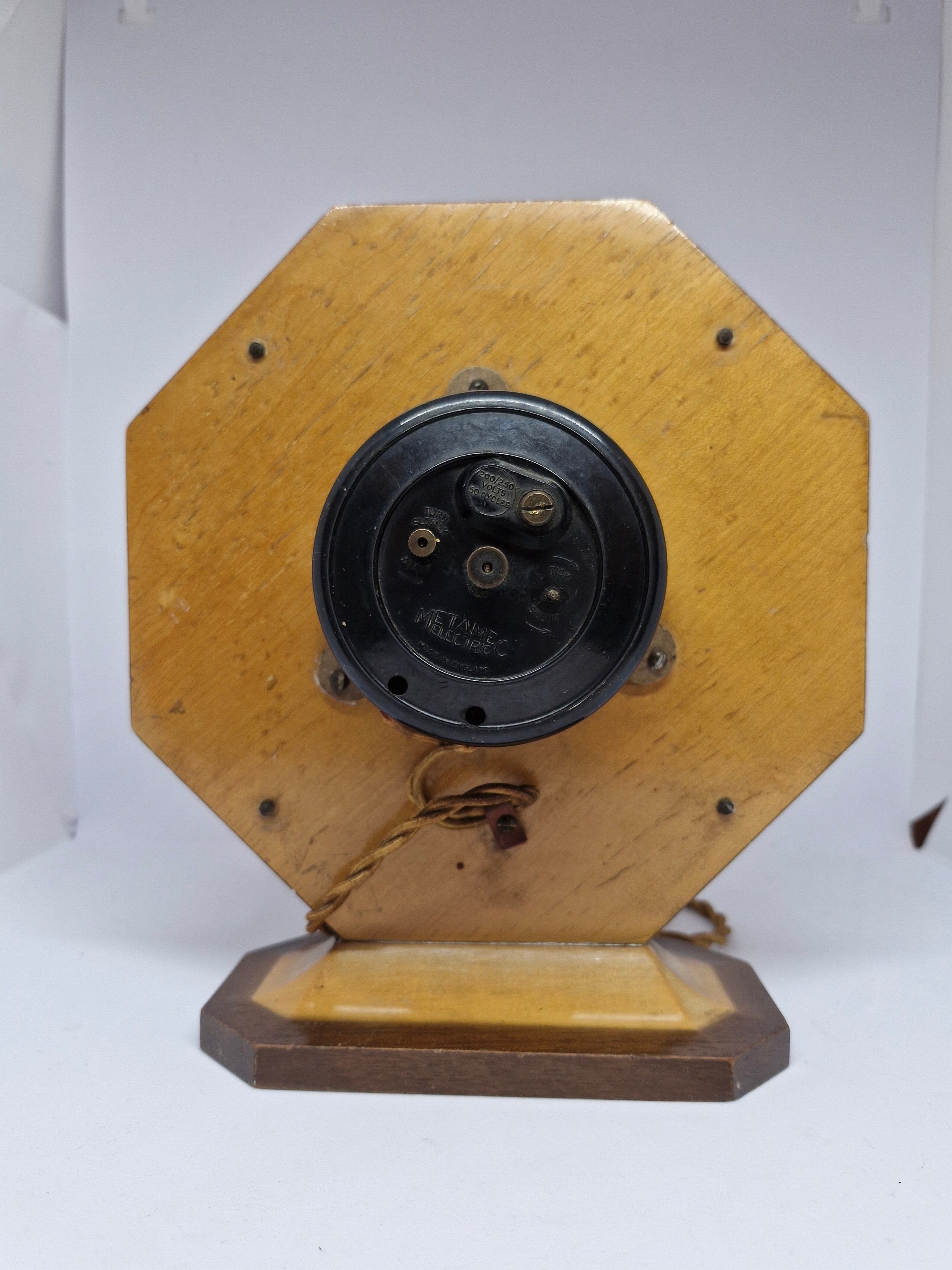 Metamec Electric Wooden Clock - Etsy