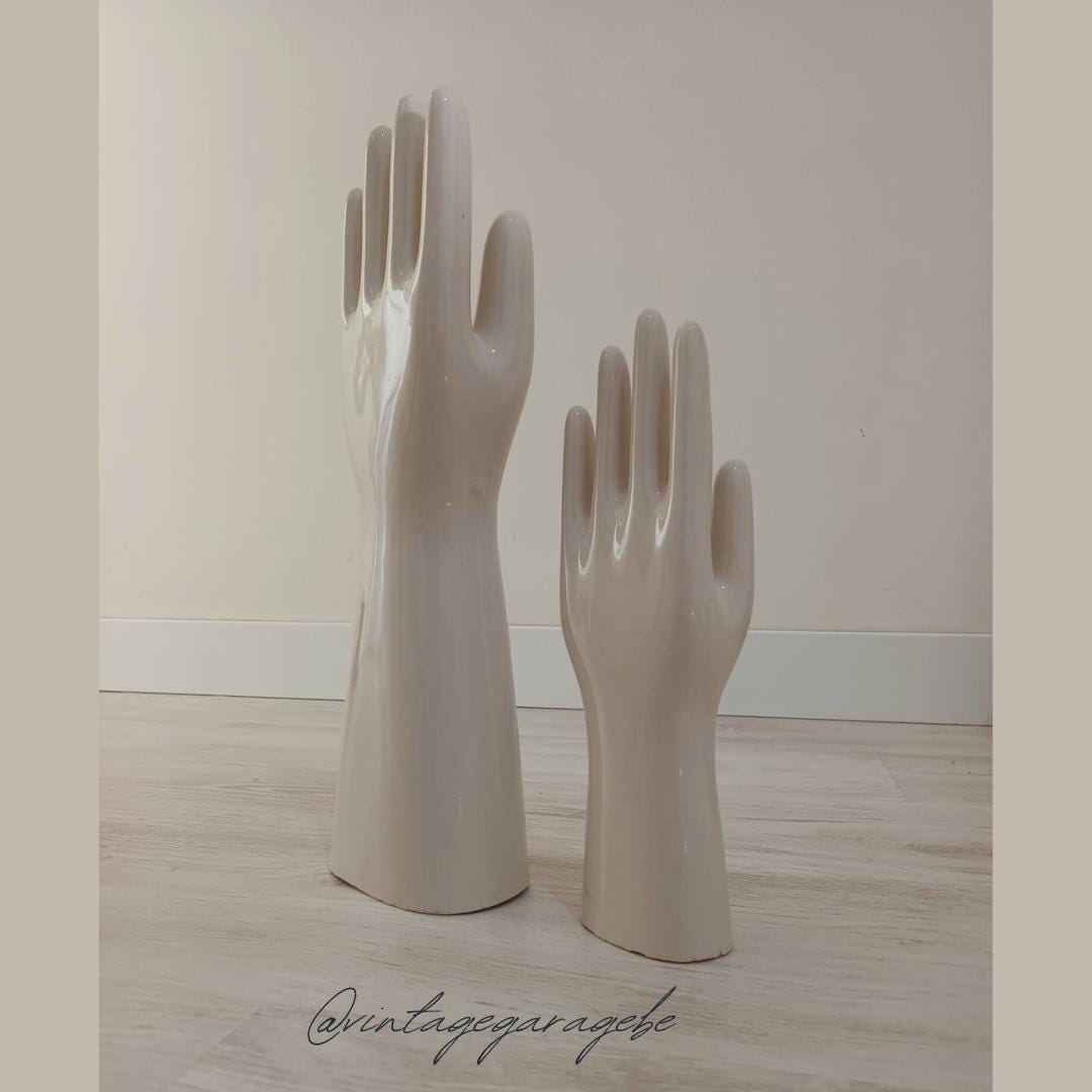Vintage Ceramic Hand Displays – 80s Style for Gloves and Accessories - Etsy