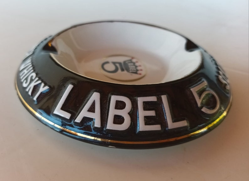 Label 5 Ceramic Ashtray - Etsy