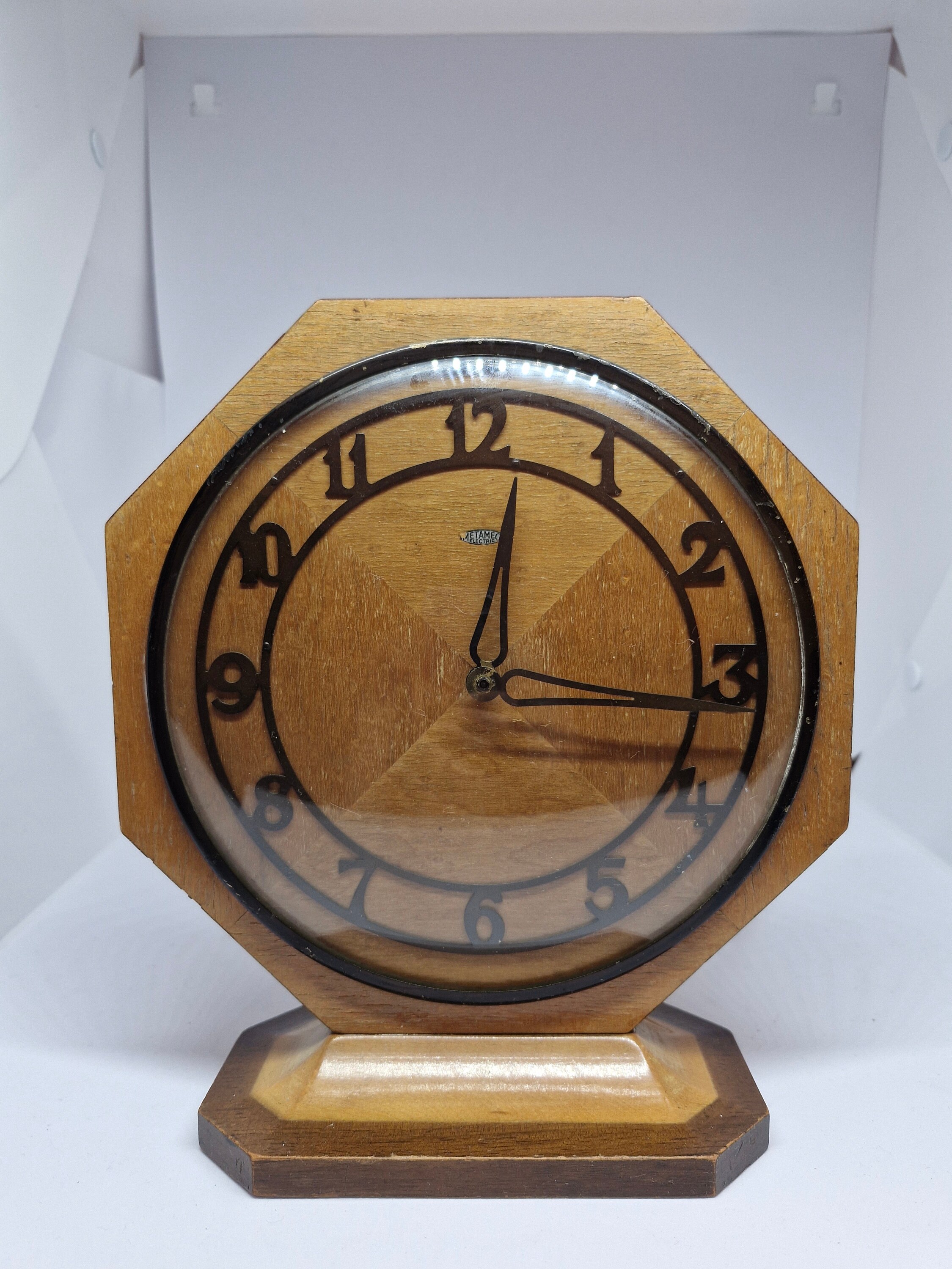 Metamec Electric Wooden Clock - Etsy