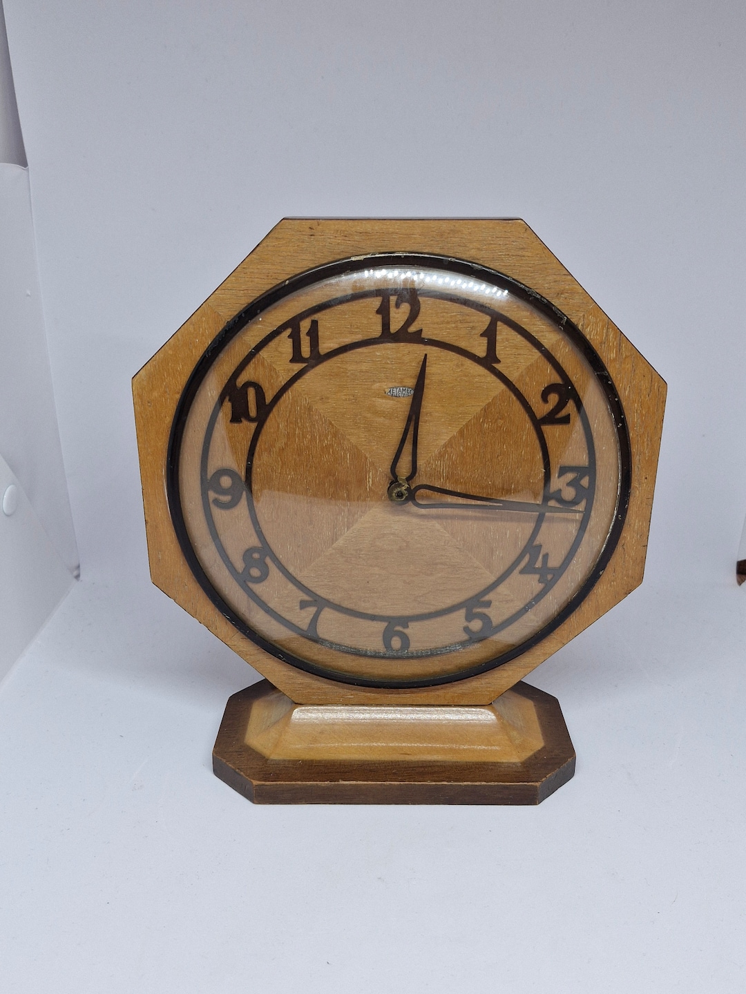 Metamec Electric Wooden Clock - Etsy