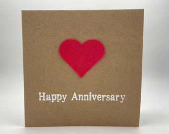 Linen Anniversary Card | Etsy