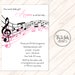 Music Notes Baby Shower Invitation Musical Baby Shower | Etsy