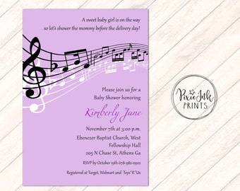 Music Baby Shower - Etsy